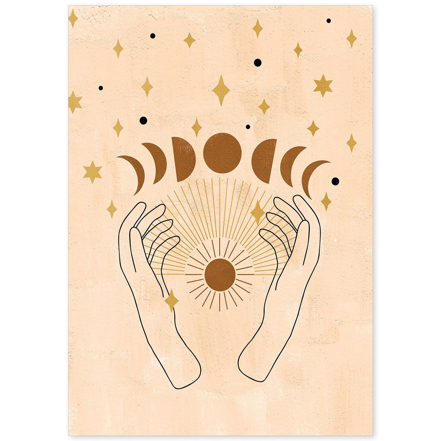 Póster Místico de Soles y Lunas – Nacnic Estudio SL